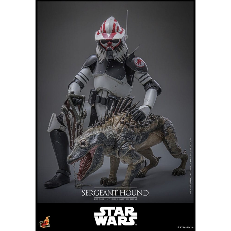 Figurine Sergeant Hound Hot Toys - Star Wars The Clone Wars