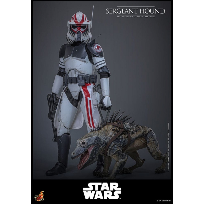 Figurine Sergeant Hound Hot Toys - Star Wars The Clone Wars