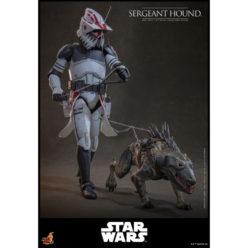 Figurine Sergeant Hound Hot Toys - Star Wars The Clone Wars