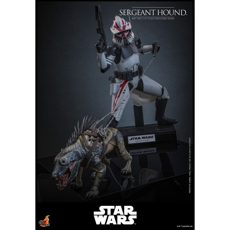 Figurine Sergeant Hound Hot Toys - Star Wars The Clone Wars
