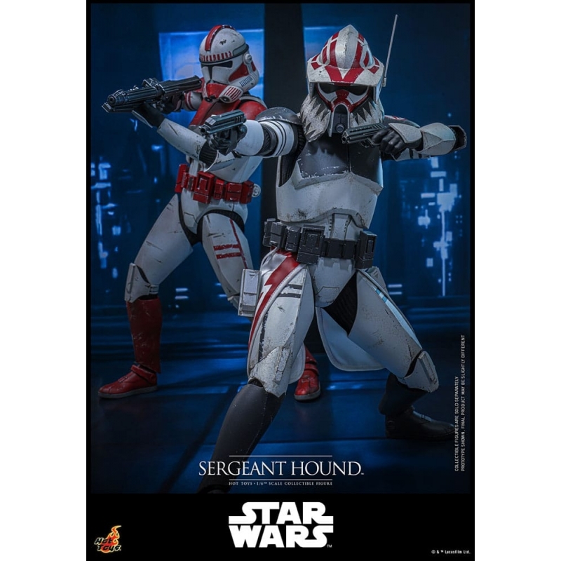 Figurine Sergeant Hound Hot Toys - Star Wars The Clone Wars