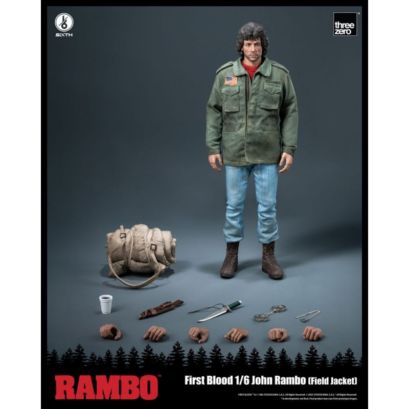 John Rambo (Field Jacket) action figure by ThreeZero