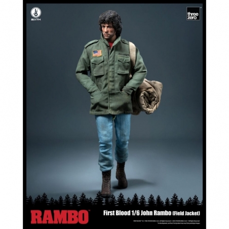 Figurine John Rambo (Field Jacket) de ThreeZero - Rambo