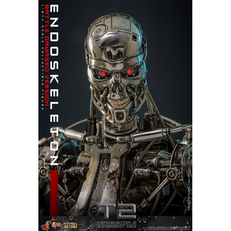 Figurine Endoskeleton Battle Damaged Hot Toys - Terminator 2