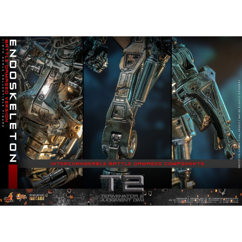 Figurine Endoskeleton Battle Damaged Hot Toys - Terminator 2