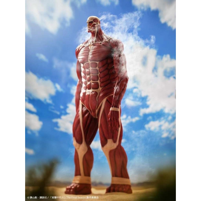 Titan Colossal Mega Sofvi Kaiyodo figure - Attack On Titan