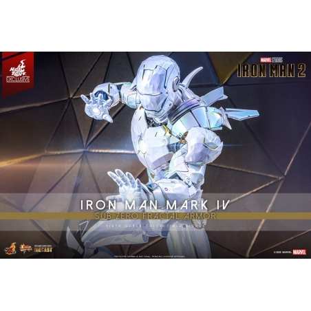 Figurine Iron Man Mark IV Sub Zero Fractal Armor de Hot Toys