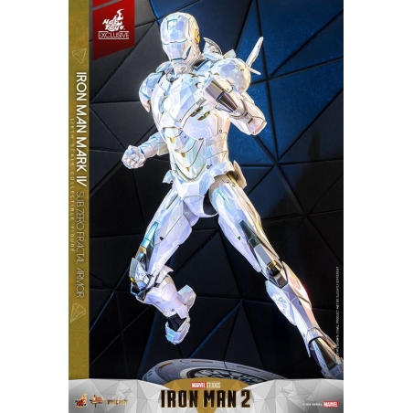 Figurine Iron Man Mark IV Sub Zero Fractal Armor de Hot Toys