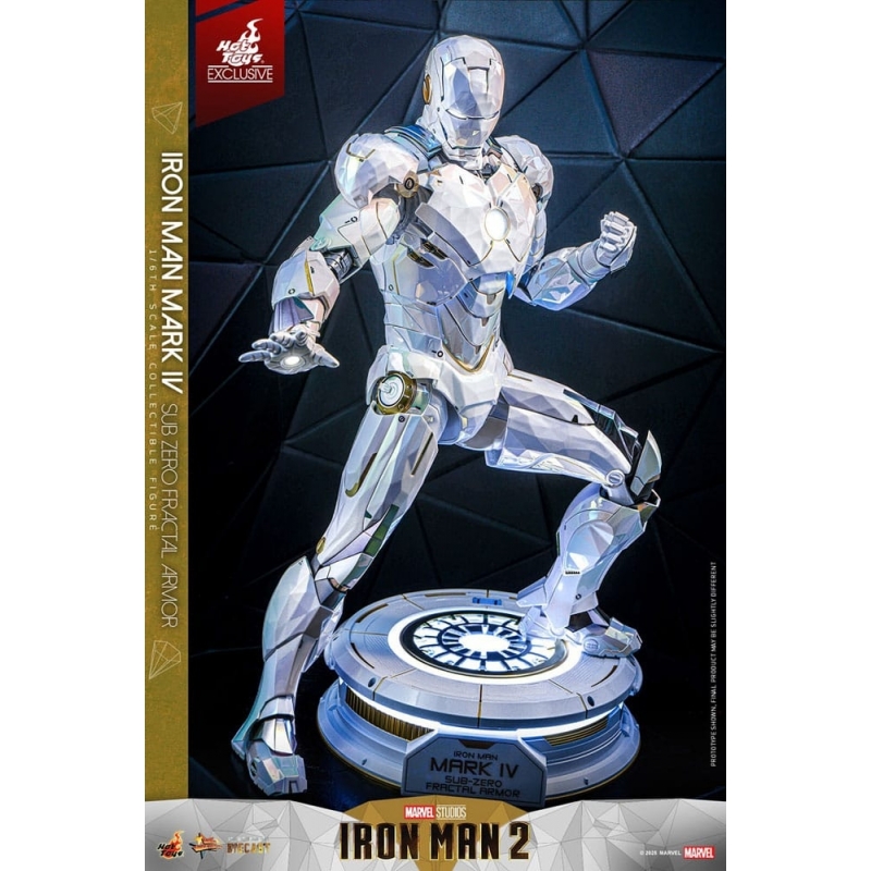 Figurine Iron Man Mark IV Sub Zero Fractal Armor de Hot Toys