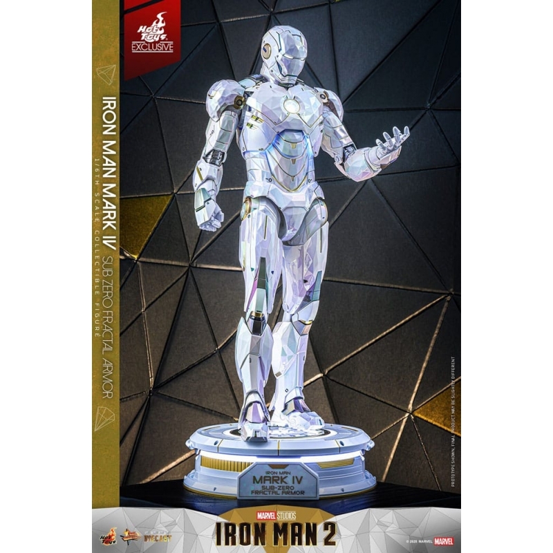 Figurine Iron Man Mark IV Sub Zero Fractal Armor de Hot Toys