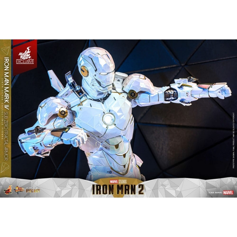 Figurine Iron Man Mark IV Sub Zero Fractal Armor de Hot Toys