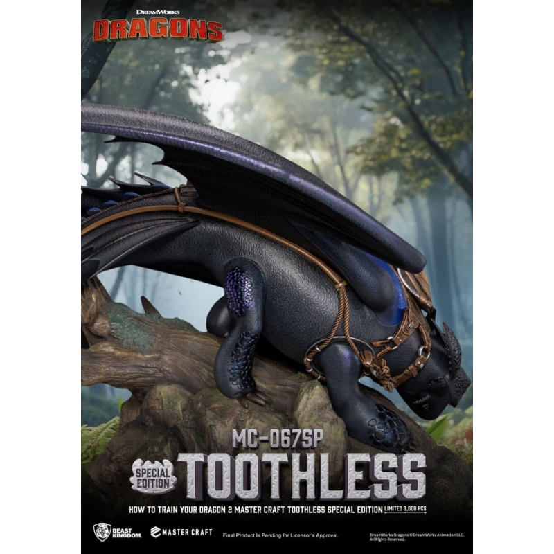 Statue Krokmou Master Craft de Beast Kingdom (MC-067SP) - Dragons 2