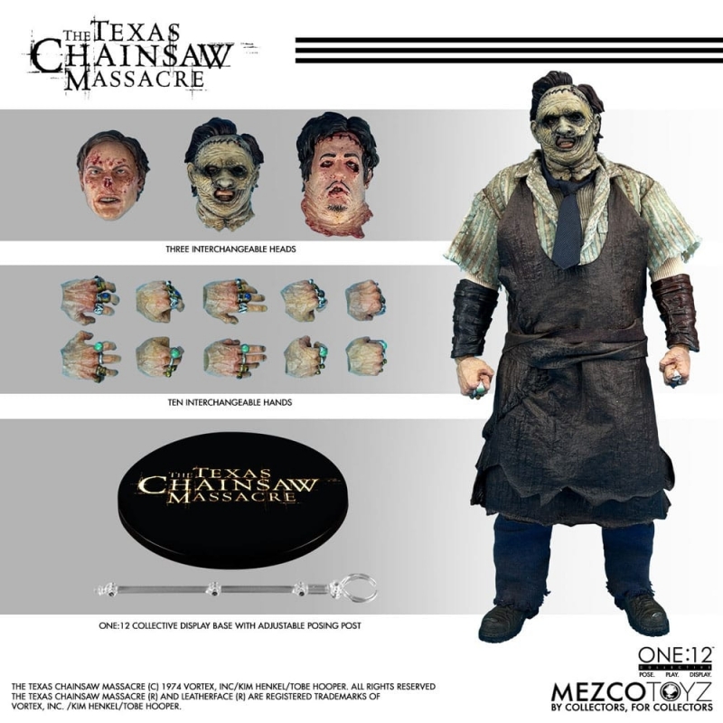 Leatherface Mezco action figure - Chainsaw Massacre (2003)