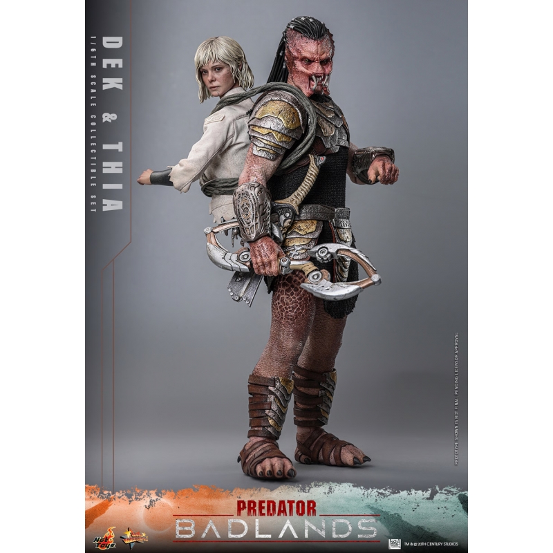 Figurines Dek et Thia de Hot Toys - Predator : Badlands