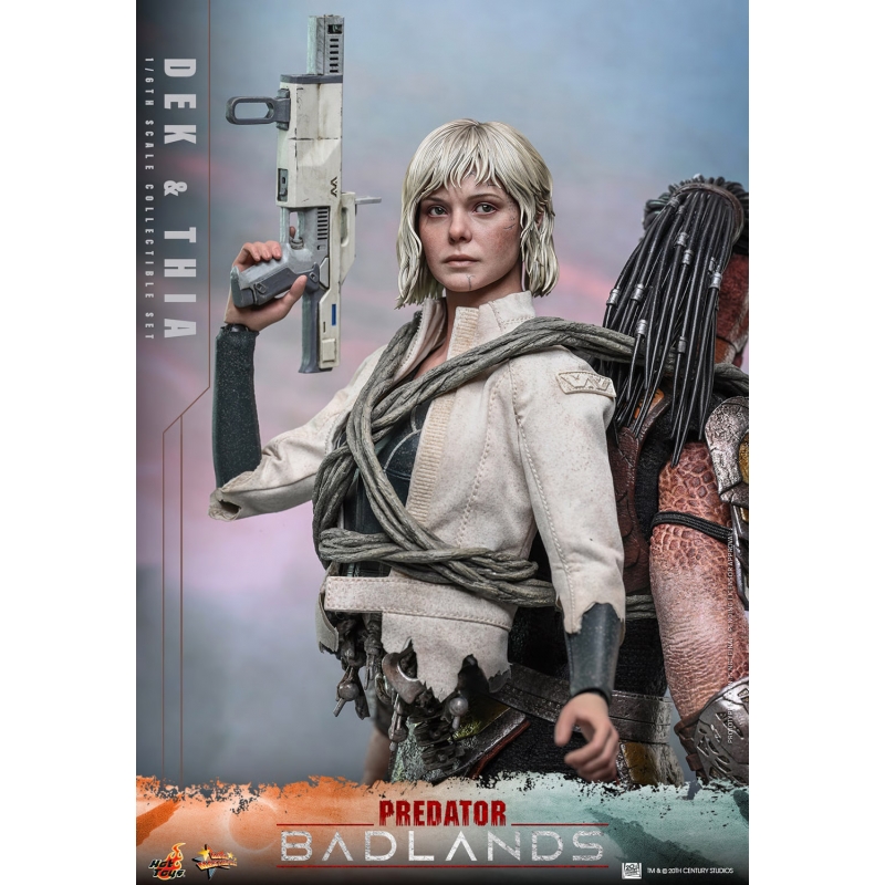 Figurines Dek et Thia de Hot Toys - Predator : Badlands