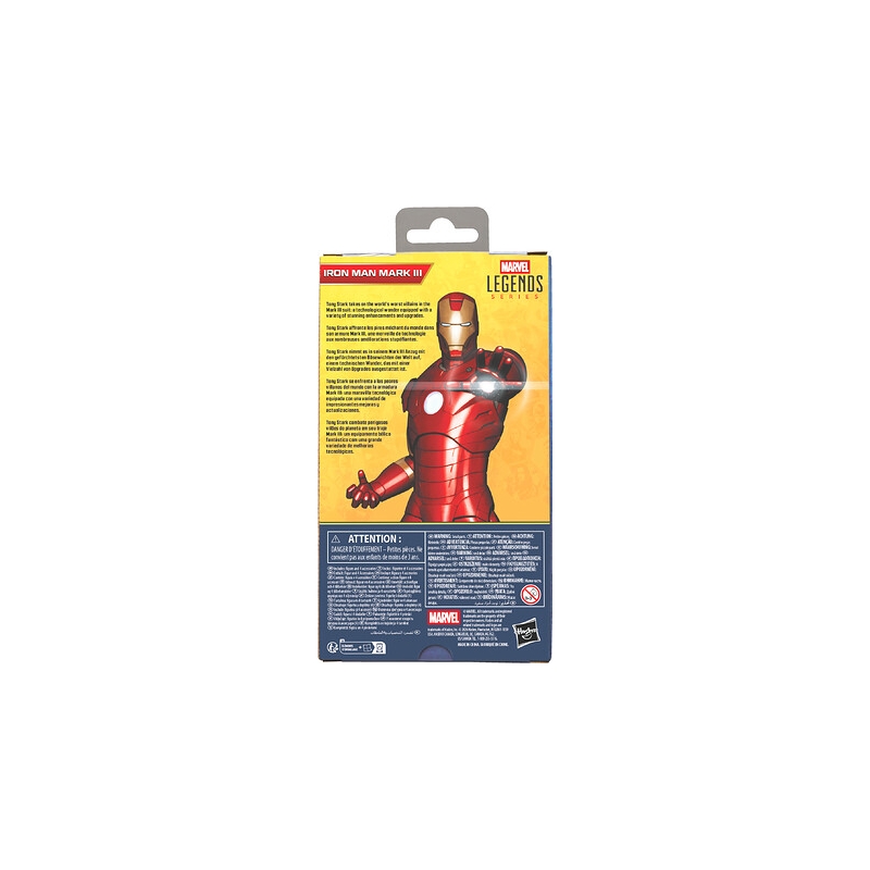 Figurine Iron Man Mark III Marvel Legends de Hasbro