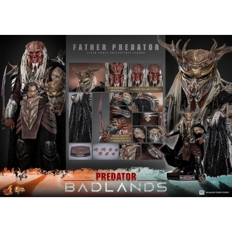 Njohrr (Father Predator) actiefiguur van Hot Toys