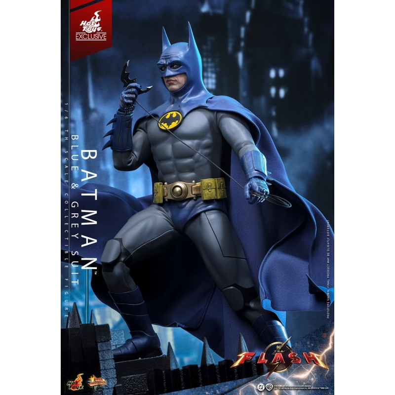 Figurine Batman (Blue and Grey Suit) Hot Toys - The Flash