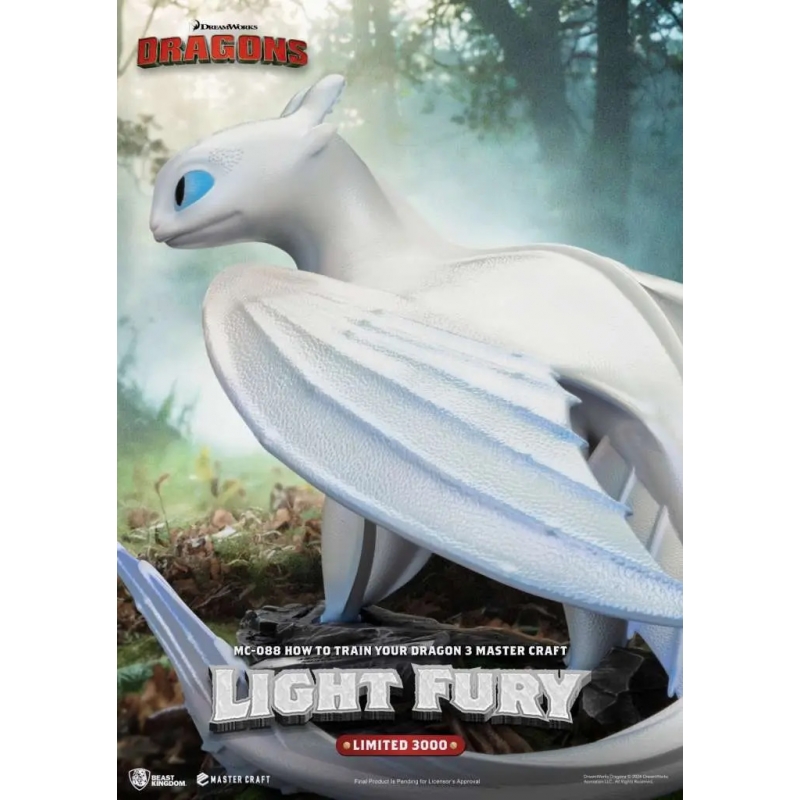 Light Fury Master Craft statue by Beast Kingdom (MC-067)