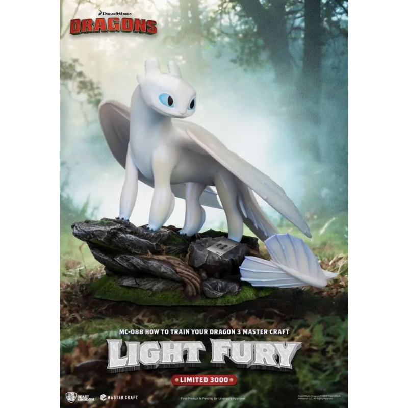 Light Fury Master Craft statue by Beast Kingdom (MC-067)