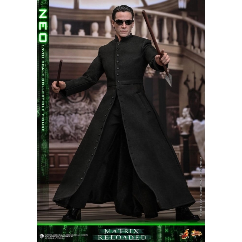 Figurine Neo de Hot Toys (MMS868) - The Matrix Reloaded