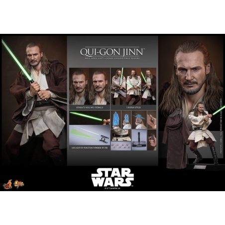 Qui-Gon Jinn action figure by Hot Toys (MMS880) - Star Wars